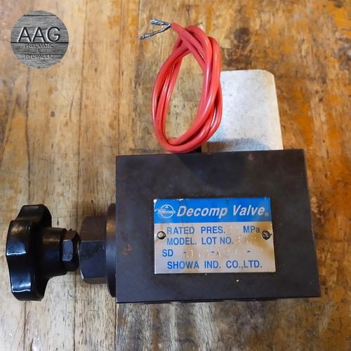 Jual SHOWA DECOMP VALVE SD-04G-A20C HA-0330 AC200V 50/60Hz AC210V 60Hz ...