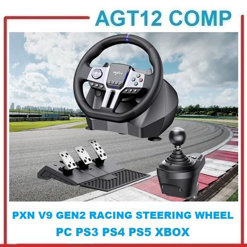 Jual PXN V9 GEN2 RGB Racing Steering Wheel PC PS4 PS5 Xbox Nintento ...