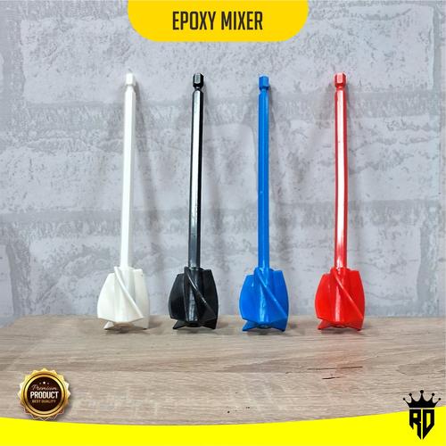 Promo Mixer Pengaduk Cat Epoxy Resin Mata Bor Mini - 2 putih - Jakarta ...