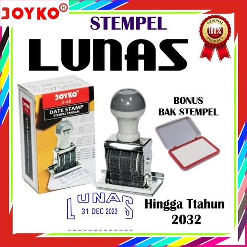 Jual STEMPEL TYPE LUNAS TINTA BAK SETEMPEL BON KWITANSI FAKTUR KANTOR ...