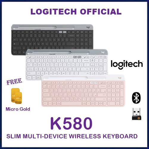 Jual Logitech K580 Slim Multi Device Wireless Bluetooth Keyboard K 580 ...
