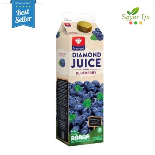 Promo DIAMOND Juice Drink Bluberry Unsweetened 946 ML / Pack Fresh Jus ...