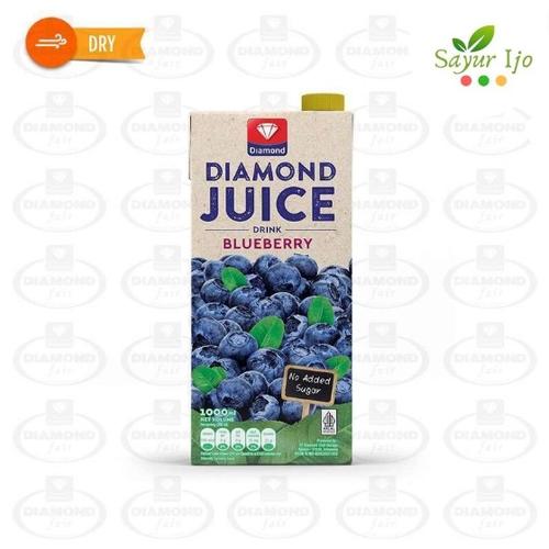 Promo DIAMOND Juice Drink Blueberry UHT Unsweet 1000 ML / Pack Fresh ...