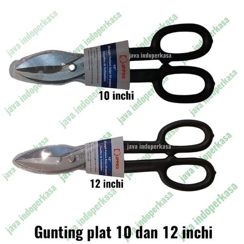Jual LIPPRO gunting plat seng besi baja ringan ukuran 10 dan 12 inchi ...