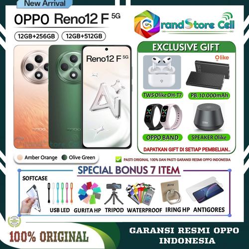 Jual OPPO RENO12 F 5G RAM 12/256GB | OPPO RENO 12F 5G RAM 12/512GB ...