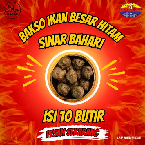 Jual Bakso ikan besar hitam isi 10 butir kemasan vacum | sinar bahari ...