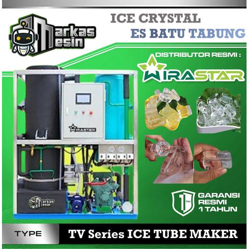 Jual Mesin Pembuat Es Batu Kristal TV Series Ice Tube Maker WIRASTAR Es ...