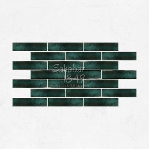 Jual Keramik Singres Type Julius Green Ocean 6x24 Cm - Keramik Dinding ...
