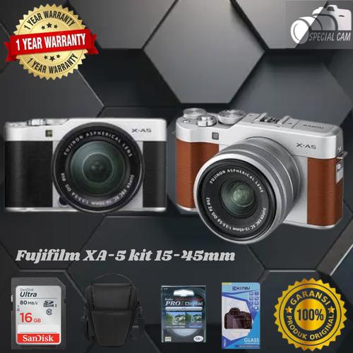 Jual CAMERA FUJIFILM XA-5 KIT 15-45MM / FUJIFILM XA5 KIT 15-45MM ...