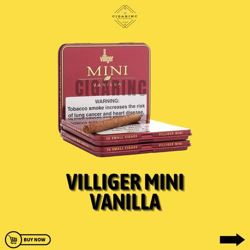 Jual Villiger Mini Vanilla pack of 10 Mini Cigar, swiss cigar - Kota ...