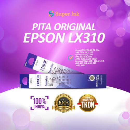 Jual Catridge Epson Ribbon LQ-310/LX-310/LQ-2190 Warna Original - LX310 ...