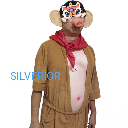 Jual Set pakaian baju jubah kostum dewasa siluman babi cu pat kai Zhu ...