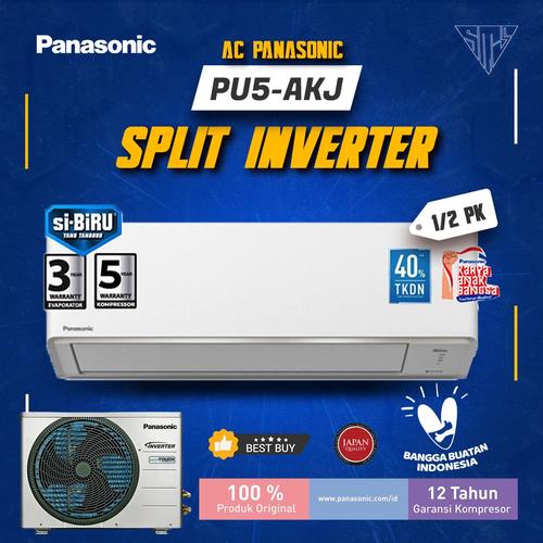 Jual AC Panasonic Inverter R32 1/2 PK CS-PU5XKJ / PU5XKJ - PAKET PASANG ...