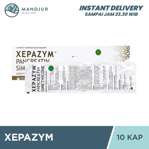 Jual Xepazym Strip 10 Tablet - Obat Pencernaan, Perut Kembung, Sebah ...