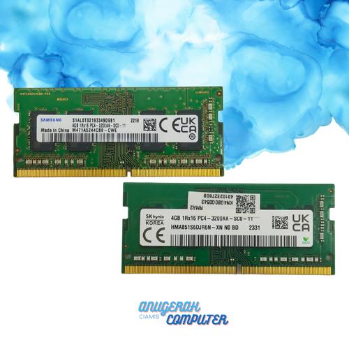 Promo Ram Laptop Memory sodimm DDR4 4GB 3200MHz 1Rx16 Original samsung ...
