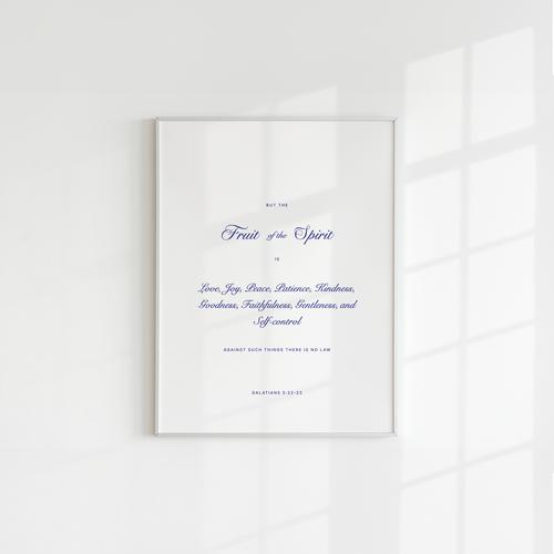Jual Poster Kristiani 30x40 - Galatians - Fruits of the Spirit / Buah2 ...