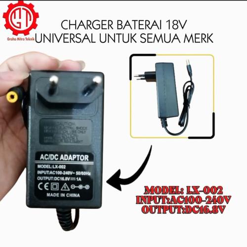 Jual Charger Bor Impact Cordless Drill 18V UNIVERSAL SEMUA MERK - Kab ...
