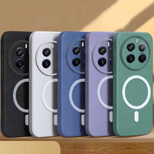 Jual Case REALME 13 MAGSAFE LIQUID SQUARE KORI Magnetic Wireless ...