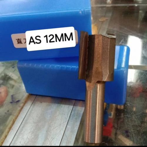 Jual mata profil kayu lurus straight bit 30mm mata router trimer 12mm x ...