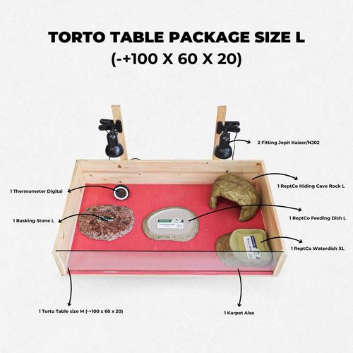 Jual Torto table size L (1 set) / kandang kura kura darat - Kota ...