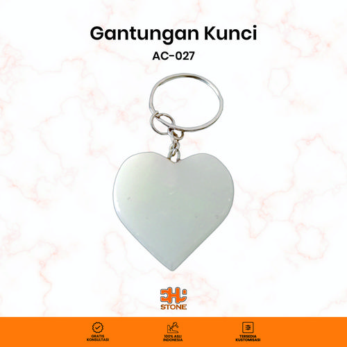 Jual Souvenir Gantungan kunci Love unik | Natural stone keychain ...