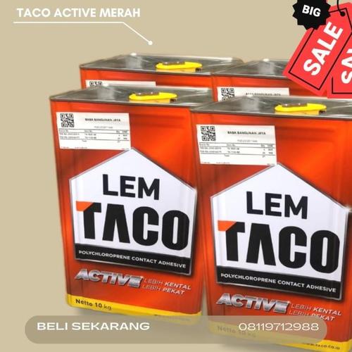 Jual Lem Taco Active Merah Lem Kuning Serbaguna - 10Kg - 10KG - Kota ...