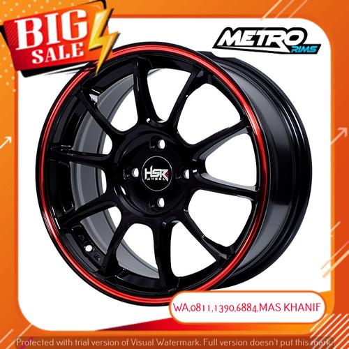 Jual VELG PELEK RACING HSR ZERO RING 16 R16 BUAT MODIFIKASI MOBIL JAZZ ...