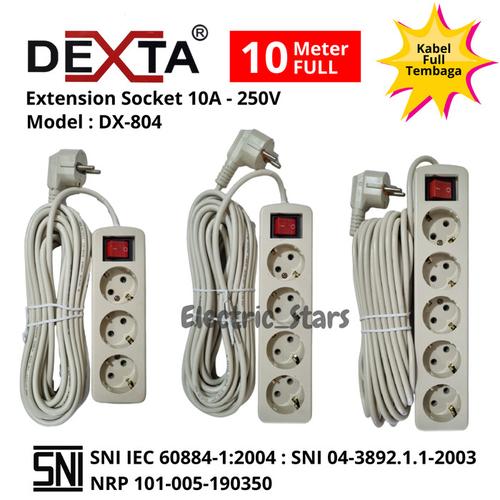 Jual Stop Kontak Arde 5Lb + 10 Meter DEXTA (Standar SNI) - Kota ...