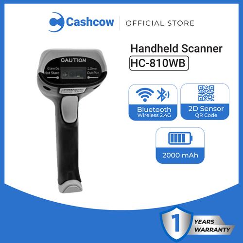 Jual Barcode Scanner 2D Bluetooth Wireless Type C QR Code Auto Enter ...