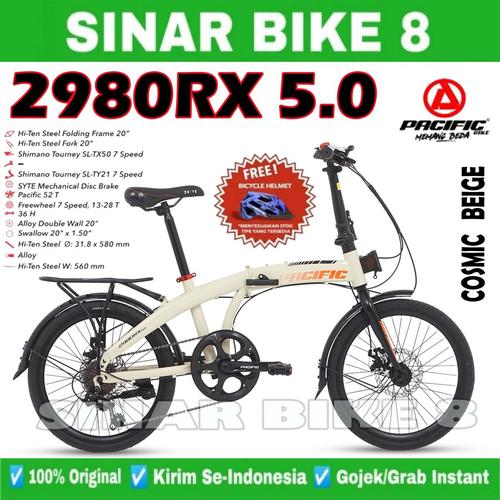Jual Sepeda Lipat PACIFIC 2980 RX 5.0 Boncengan Ukuran 20 Inch Rem ...
