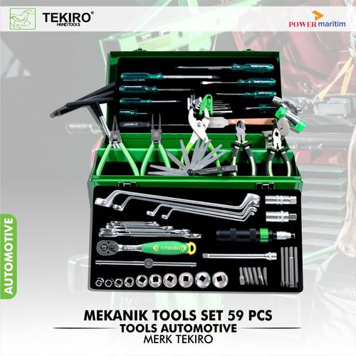 Jual Mekanik Tools Set 59 Pcs Merk Tekiro Type AU-MT0979 Box dan Isi ...