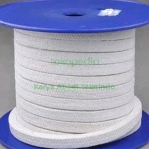 Jual Gland packing Teflon PTFE 19mm x 19mm meteran pure Teflon / Roll ...