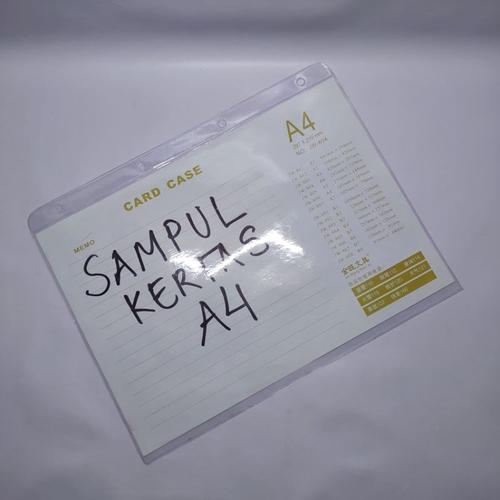 Jual COVER PLASTIK MIKA TEBAL PELINDUNG KERTAS DOKUMEN A4 MURAH ...