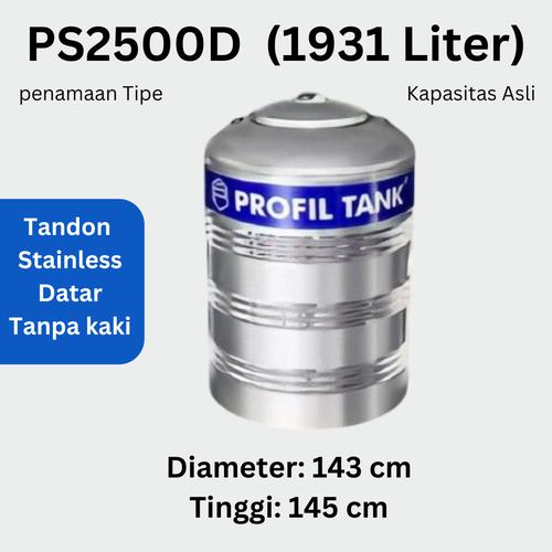 Jual Tandon Tangki Toren Air Stainless Profil Tank 2200 Liter ...