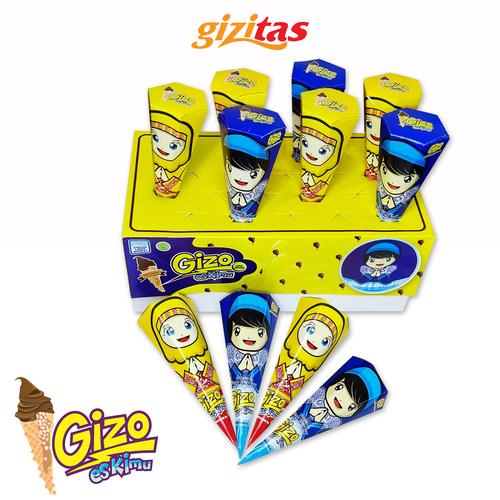 Jual Gizo Eskimu | Snack Ice Cream | Choco Mouse | Wafer Cone ...