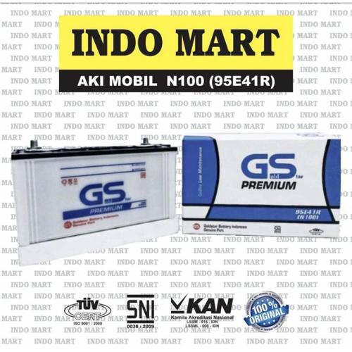 Jual Aki Mobil Basah N100 12V 100Ah Taft Genset Excavator Truck Bus Perkins Gold Star Premium ...