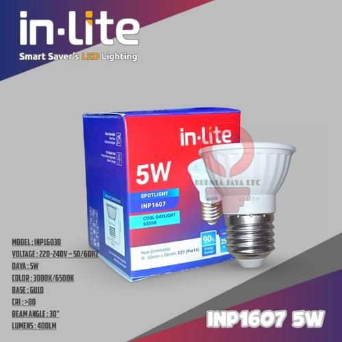 Jual Lampu INLITE PAR COB INP1607 5W 8W Mangkok Sorot Spot Light E27 ...