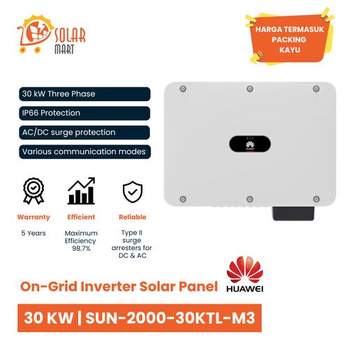 Jual Huawei 30 kW On Grid Inverter SUN-2000-30KTL-M3 Three Phase ...