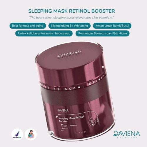 Jual sleeping mask retinol booster daviena skincare original perawatan ...