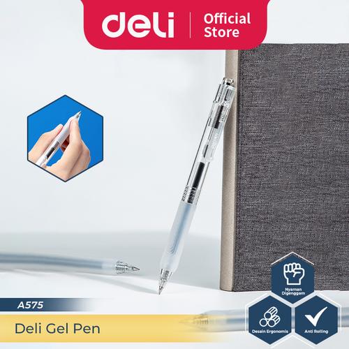 Jual Deli Pulpen Gel / Gel Pen 0.5mm Penulisan Lancar A575 12 PCS - Kab. Tangerang - Deli Office ...