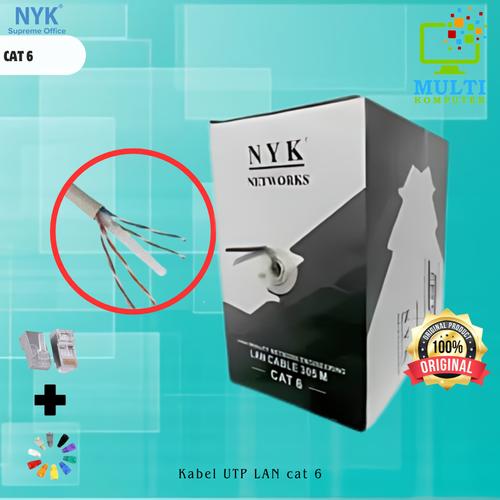 Jual Kabel UTP LAN cat 6 NYK 100 METER - Jakarta Barat - Multi Komputer ...