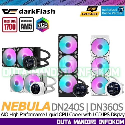 Jual darkFlash NEBULA DN240S DN360S - ARGB AIO Liquid CPU Cooler with ...