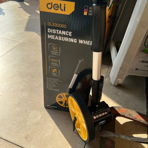 Jual DELI Measuring Wheel Meteran Jalan Dorong 1 Roda DL330060 Meter ...