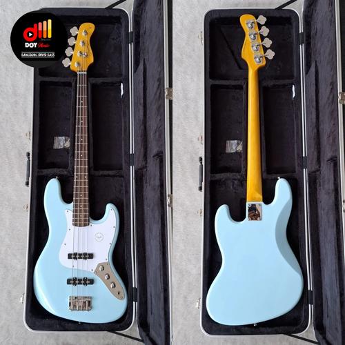 Jual fena Jazz Bass 4 strings 2024 pastel blue rw fb - Kab. Bekasi ...