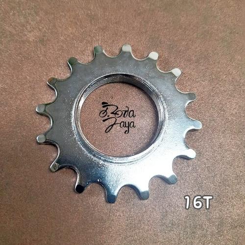 Jual COG GIR MATI FIXED GEAR 16T MODEL DRAT WARNA CHROME BESI - Kota ...