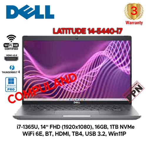 Jual DELL Latitude 5440 - i7-1365Ul, 14" FHD IPS, 16GB, 1TB NVMe, WiFi ...
