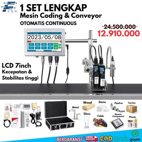 Promo Mesin Coding Printer Otomatis YMZ-150P//Machine Expired Date ...