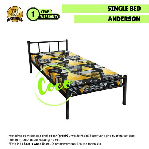 Jual KARGO Ranjang Besi Minimalis Kos Mess Asrama 90X200 100X200 ...