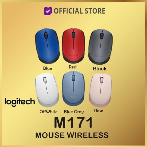 Jual Logitech m171 Wireless Mouse / Mouse Wireless M171 / M 171 - Red ...