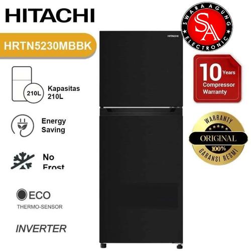 Jual Kulkas 2 Pintu 210 Liter HITACHI Type : 5230MBBK - Inverter ...